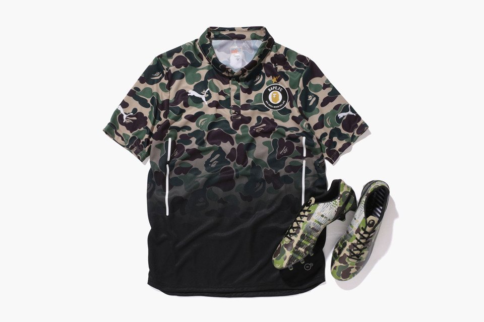 Марка Bape и бренд Puma представили капсульную коллекцию Bape FC — FURFUR